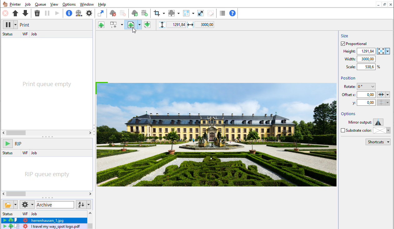 Optimized print preview: Print what you see!
