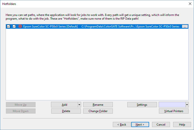 Printer setup: simple and intuitive with ColorGATE